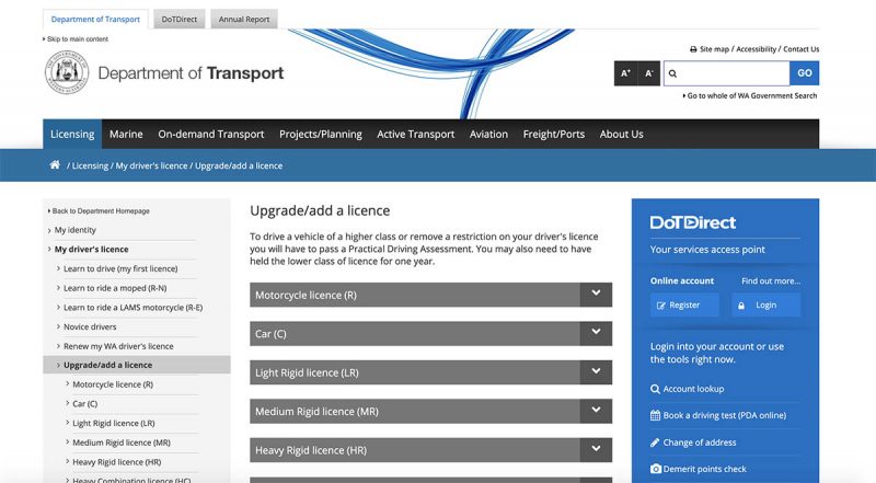 Truck Driver Student information